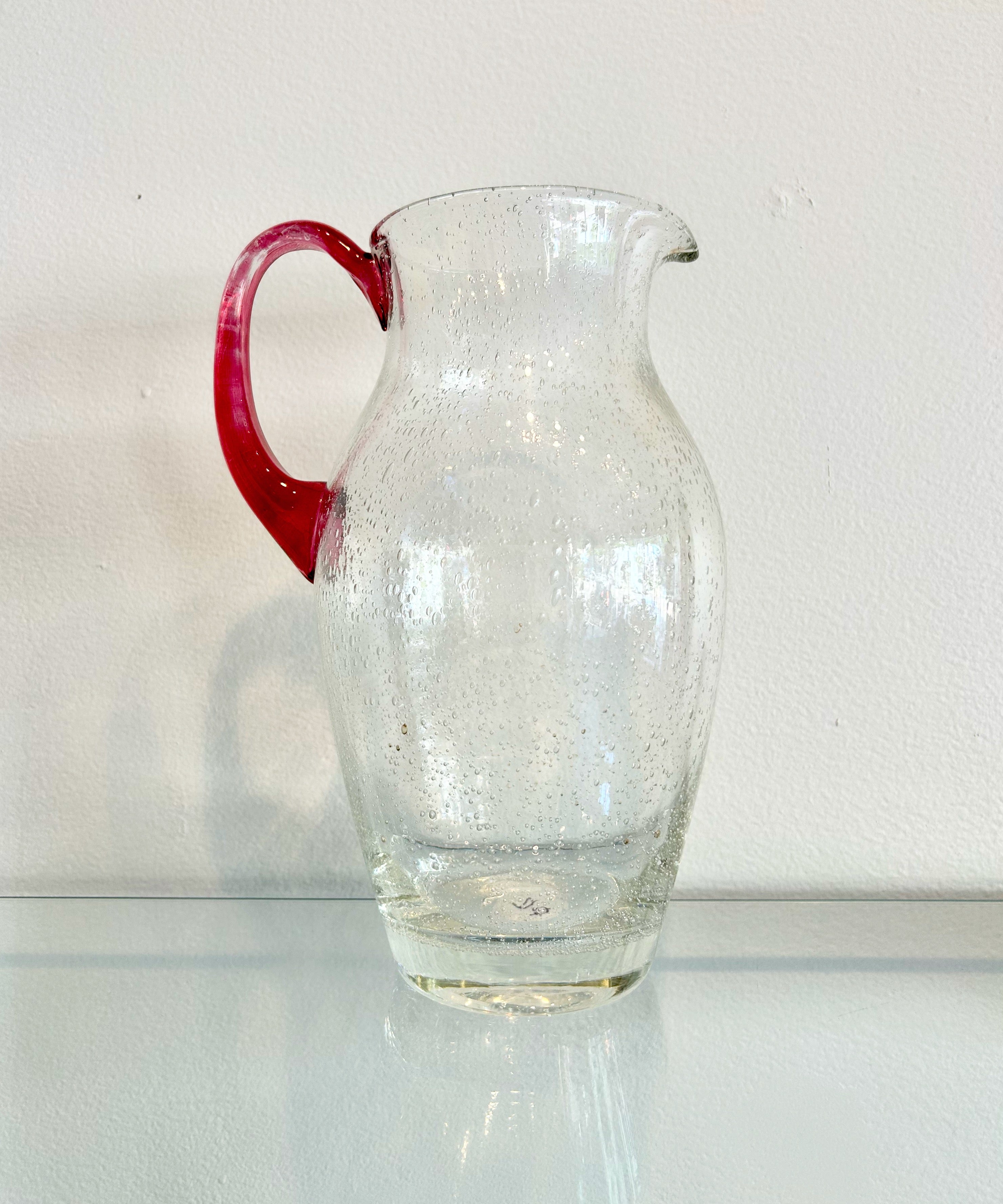 Blown Bubble Glass Pitcher – World of Variety